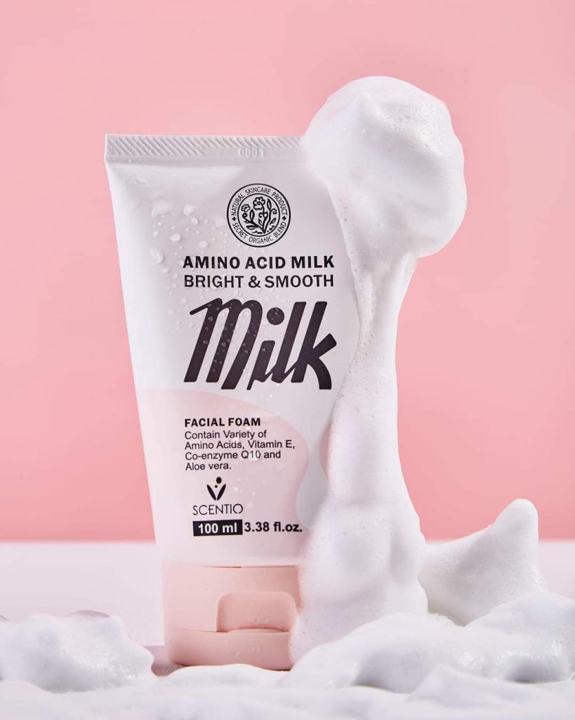 SCENTIO AMINO ACID MILK FACIAL FOAM – Luxury Cosmetik